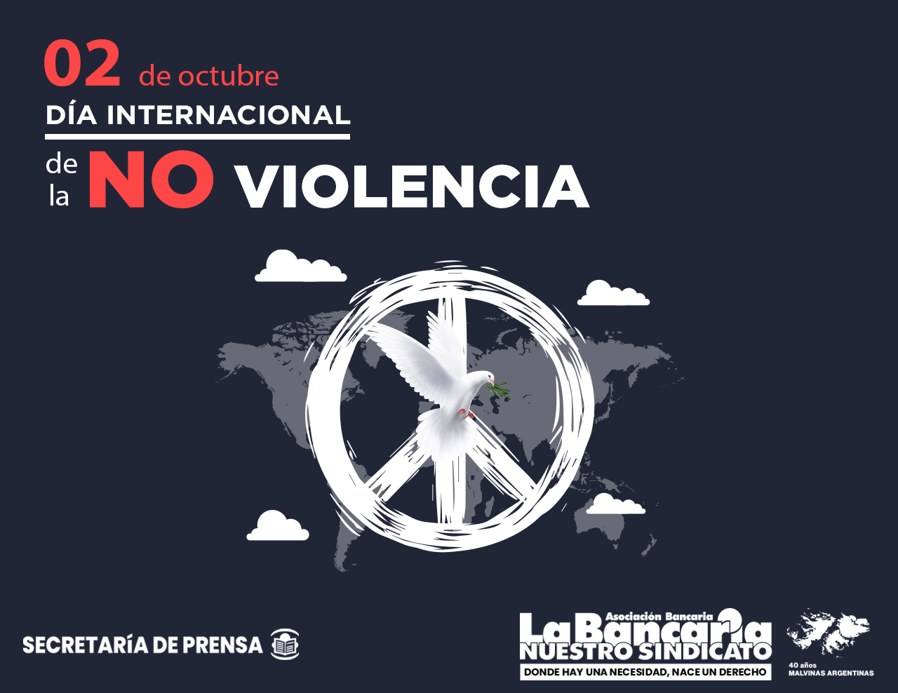 2 DE OCTUBRE. Día internacional de la no violencia – La Bancaria