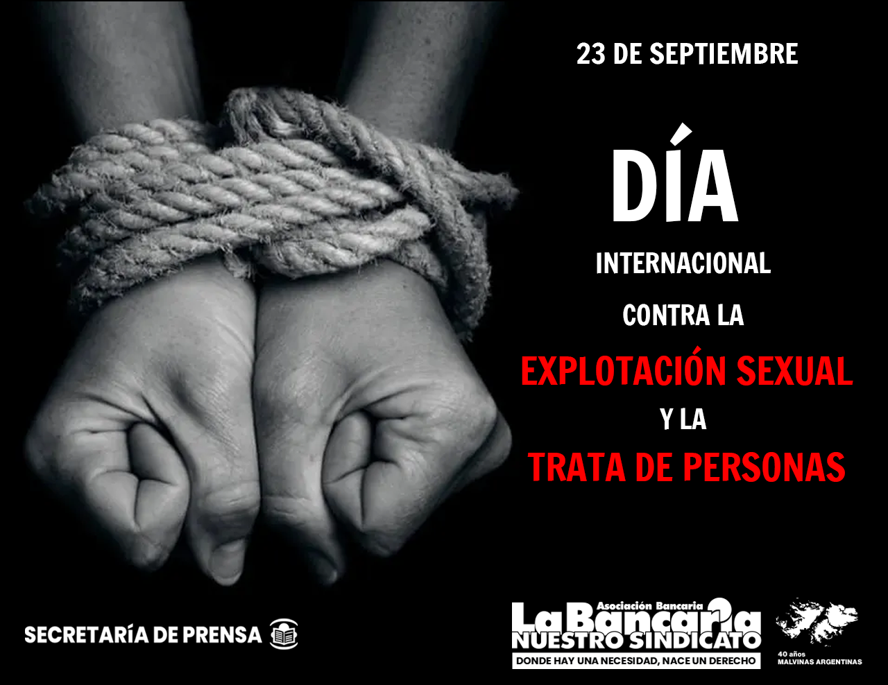 23 De Septiembre Día Internacional Contra La Explotación Sexual Y La 2690