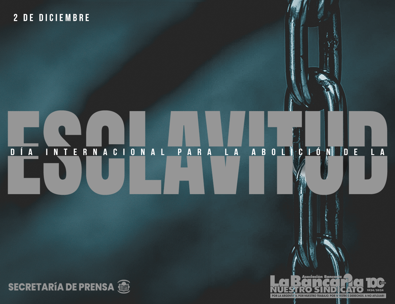 2 DE DICIEMBRE. Día Internacional para la Abolición de la Esclavitud ...