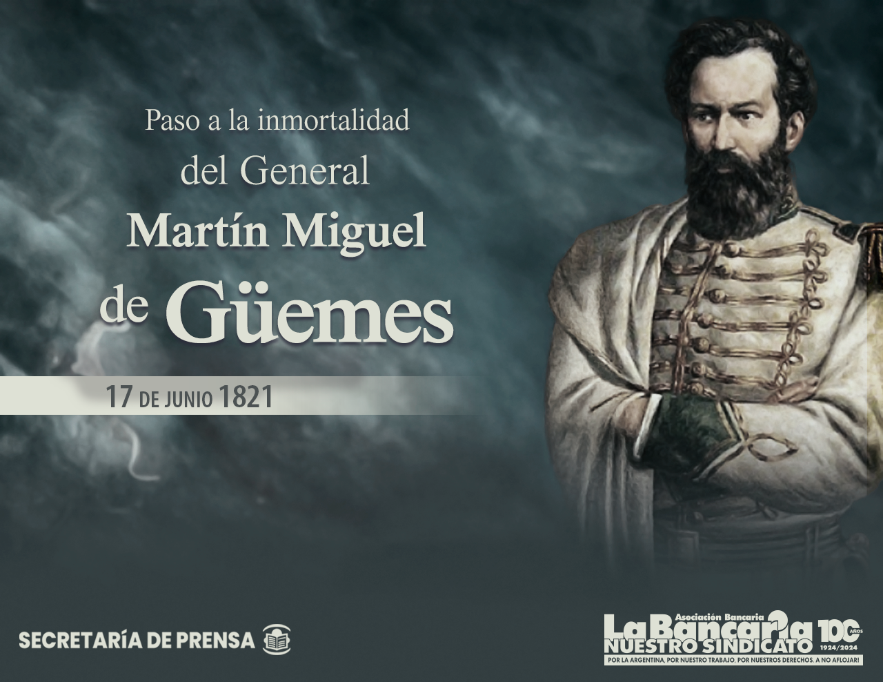 17 DE JUNIO 1821. Paso a la inmortalidad del General Martín Miguel de ...