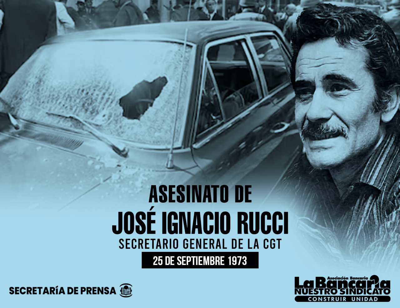 25 DE SEPTIEMBRE 1973. Asesinato de José Ignacio Rucci – La Bancaria
